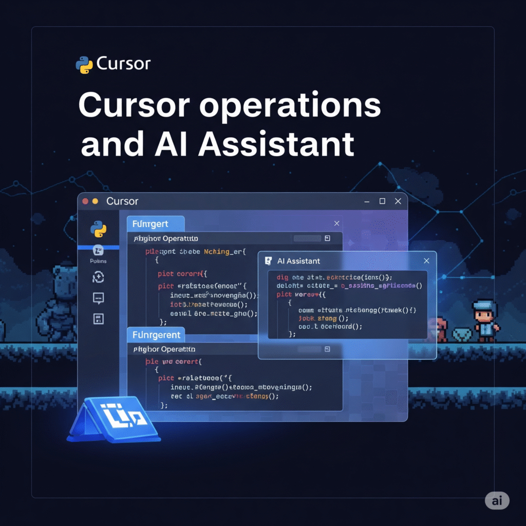 Cursorの基本操作とAIアシスタントの使い方を徹底解説｜Pythonゲーム開発も体験できる入門記事 | omochiblog